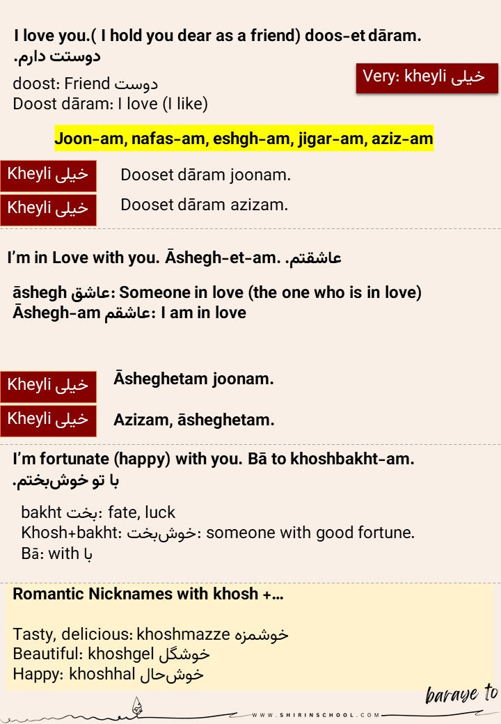 The Meaning and Cultural Significance of "Joon/jān" in Persian – Shirin ...